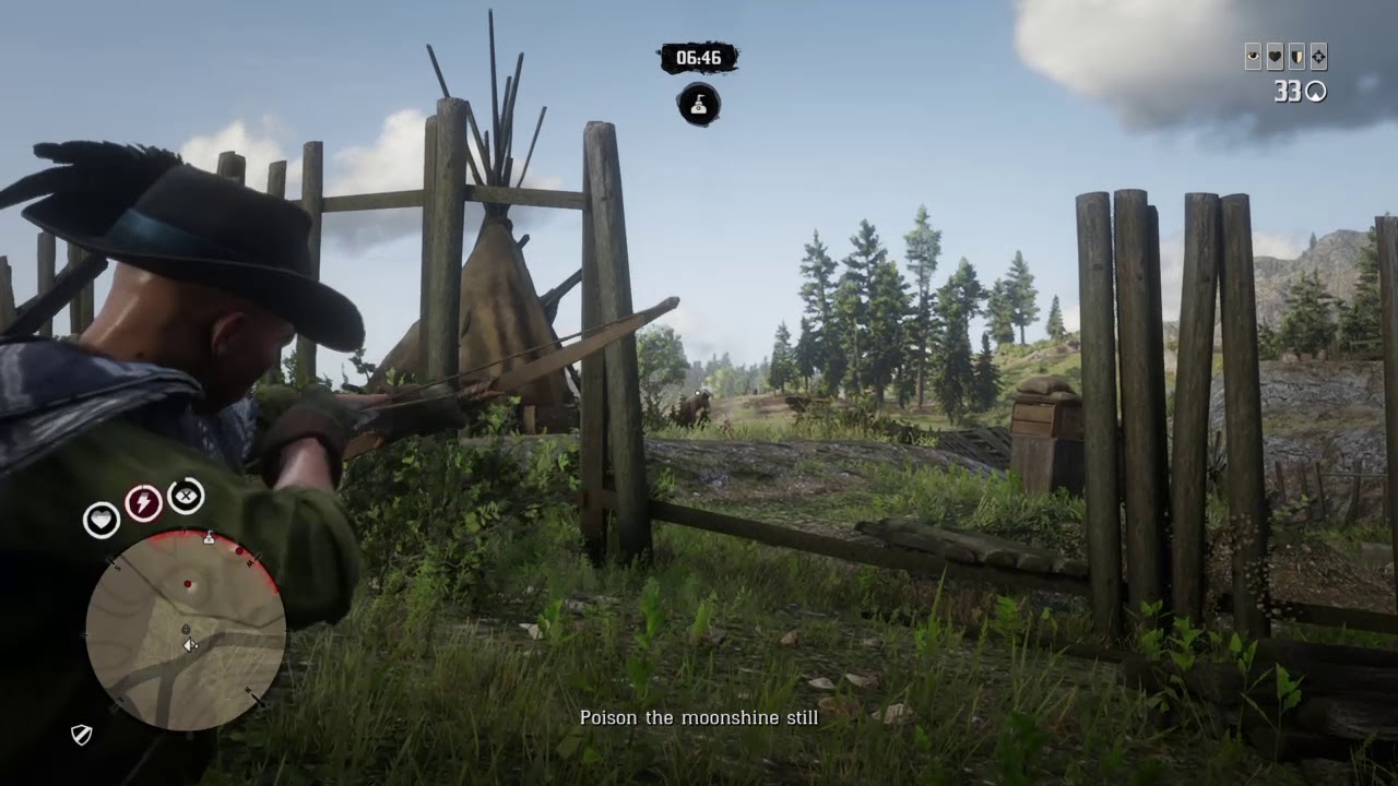 Rdr 2 - Online - Moonshiner - 38 - Bootlegger Mission - 19 - Fort Riggs ...