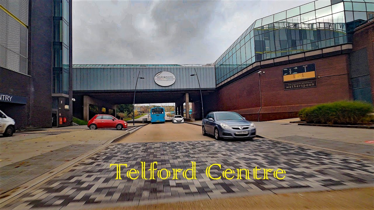 Autumn Drive Telford Town Centre in 4K - YouTube