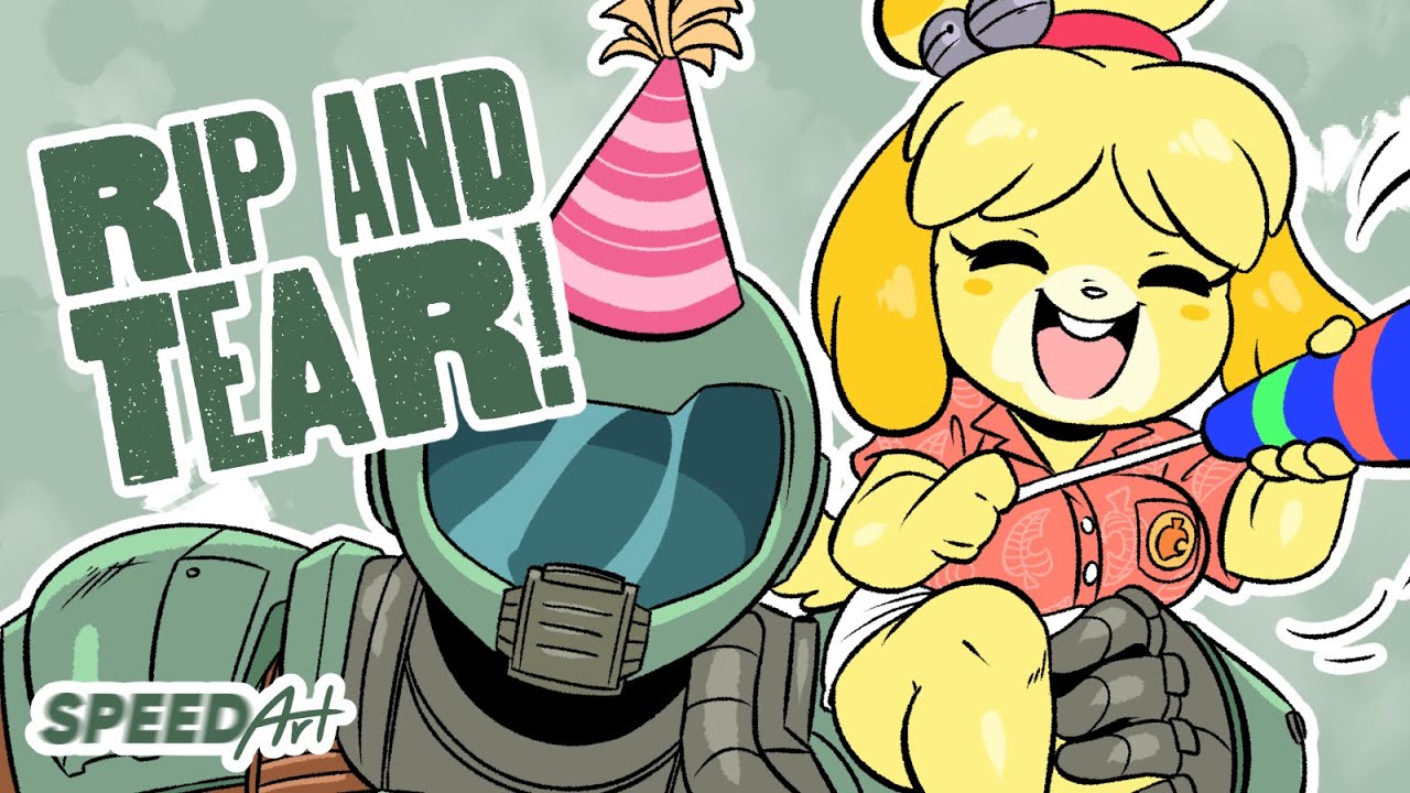 HAPPY DOOM NEW HORIZONS DAY! | #SpeedArt - YouTube