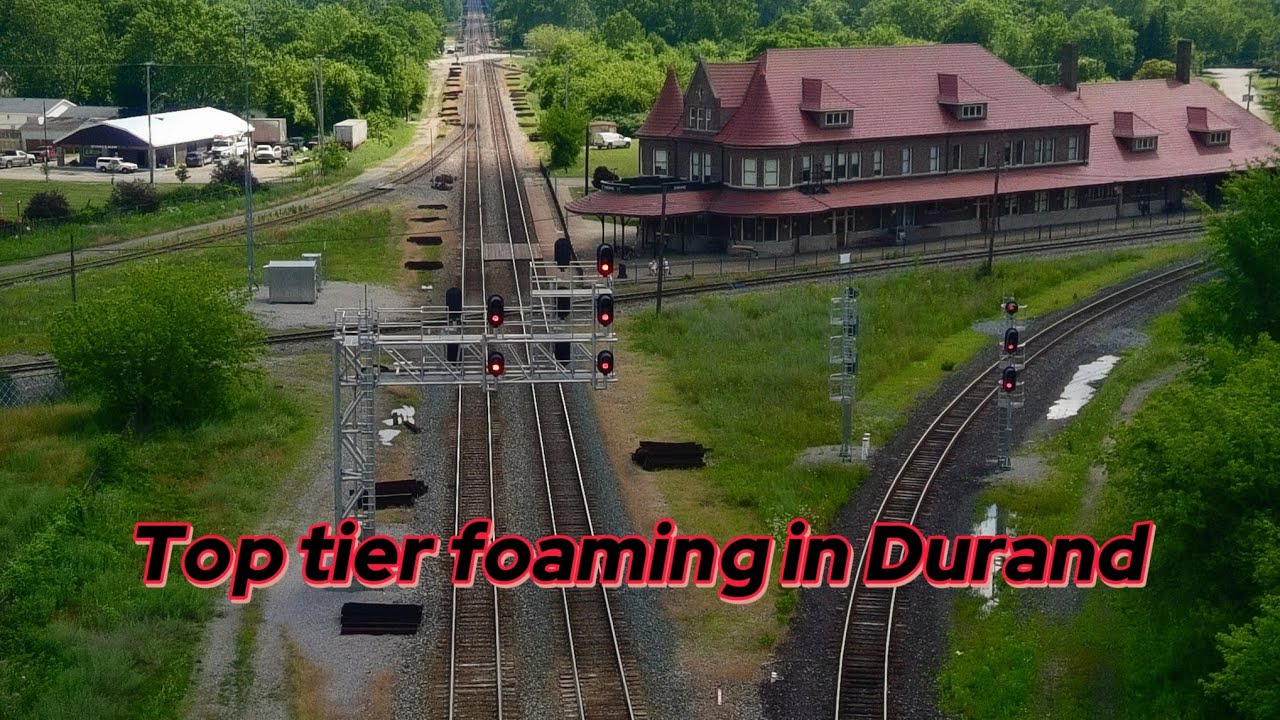 Top tier foaming in Durand Michigan - YouTube