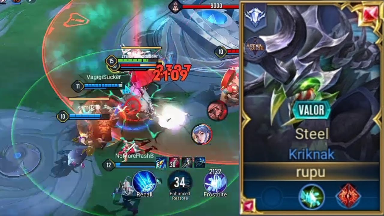 AoV : KRIKNAK PRO GAMEPLAY | BEST BUILD | - ARENA OF VALOR - YouTube