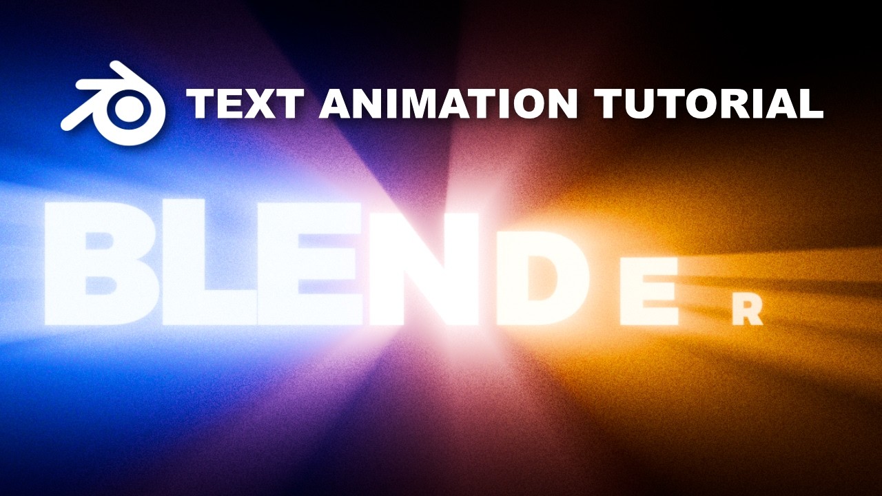 The Most Satisfying Text Animation (Blender Geometry Nodes) - YouTube