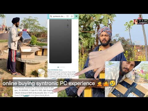 syntronic mini desktop PC unboxing and amazon technicon harashment return refund - YouTube