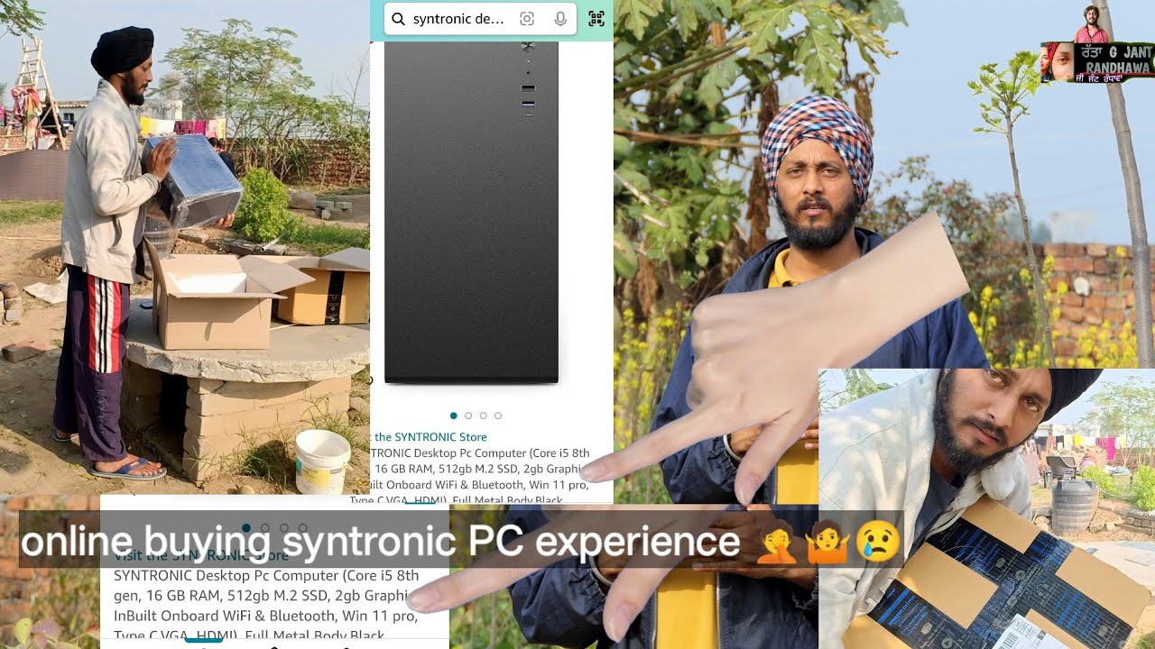 syntronic mini desktop PC unboxing review and amazon technicon ...