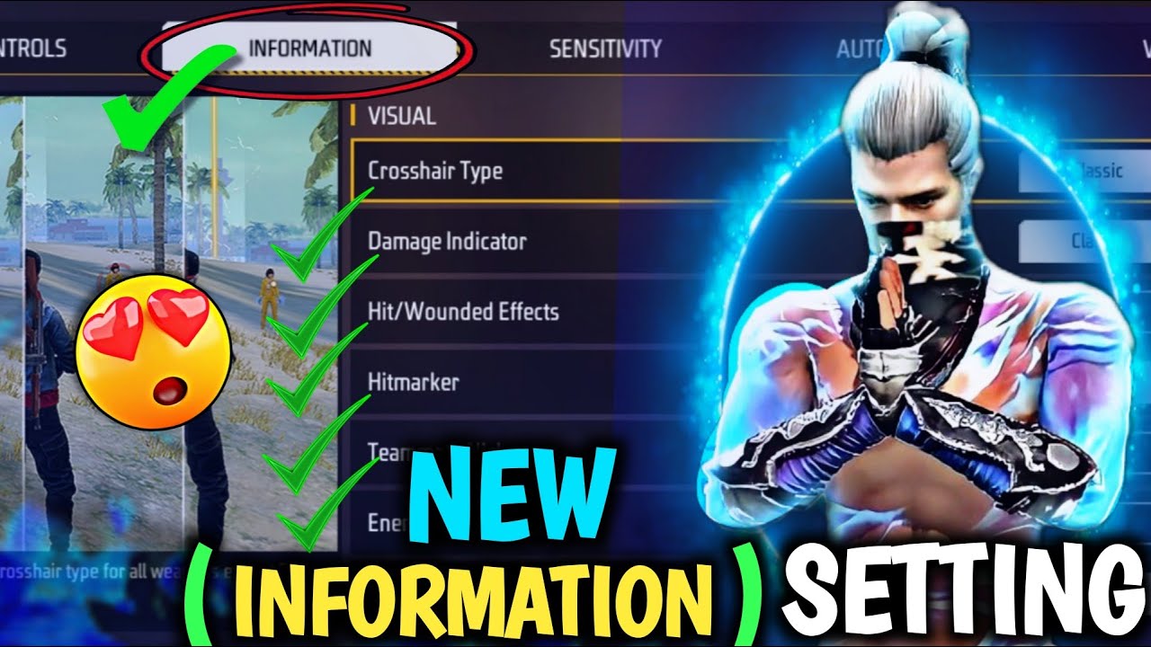 INFORMATION SETTING FREE FIRE 2025 | NEW SETTINGS INFORMATION FF MAX ...