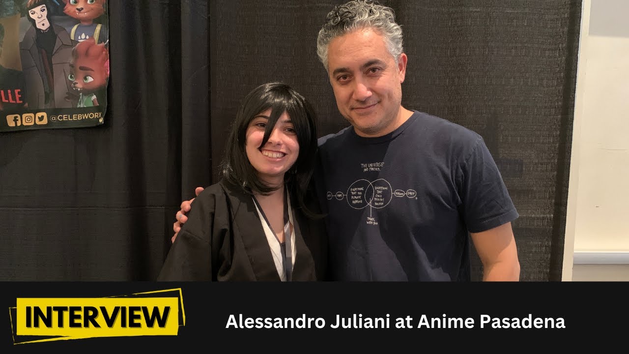 Alessandro Juliani Interview at Anime Pasadena 2022 - YouTube