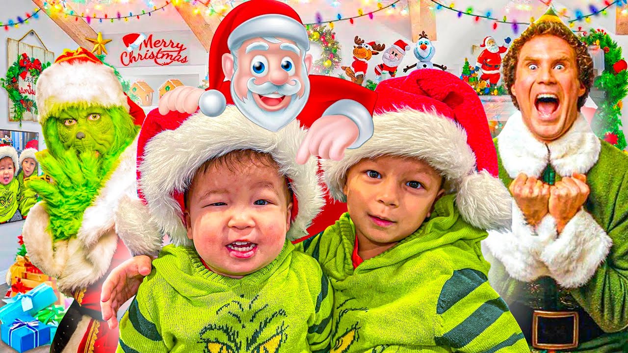 Santa 🎅 is REAL! Opening Presents 🎁 Christmas Vlog - YouTube