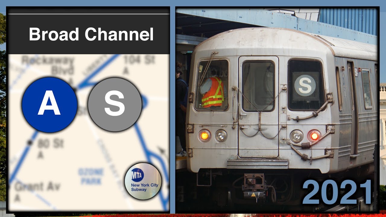 Queens: Broad Channel (R46, R179) - MTA NYC Subway TrAcSe 2021 - YouTube