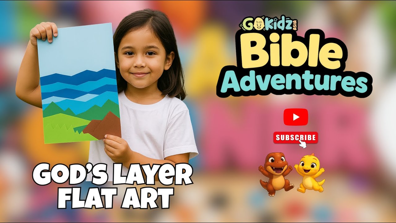 GOD'S LAYERS FLAT ART | Bible Adventures Craft | Kids Craft | Hand ...