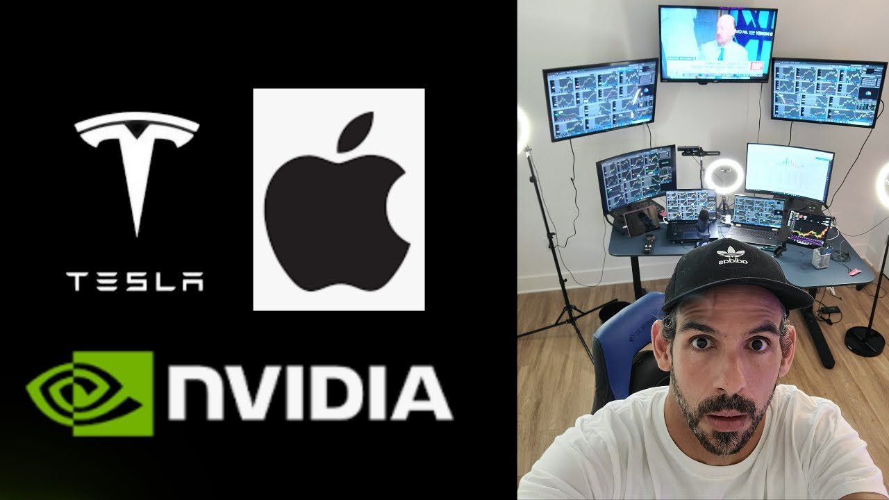 MORE UPSIDE FOR APPLE AND TESLA??, HOW LOW CAN NVIDIA GO??? SPY NEW ATH ...