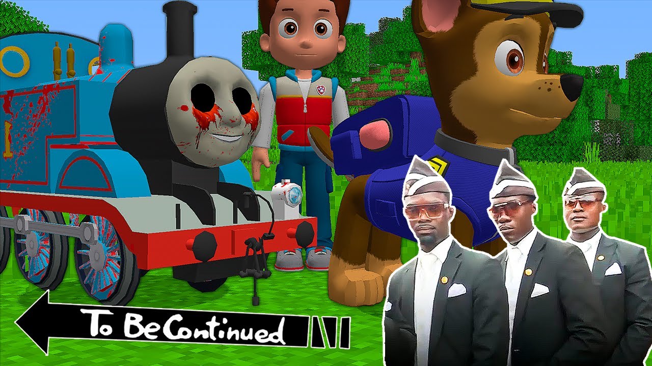 THOMAS.EXE vs DOGS in Minecraft - Coffin Meme Thomas THE TANK ENGINE ...