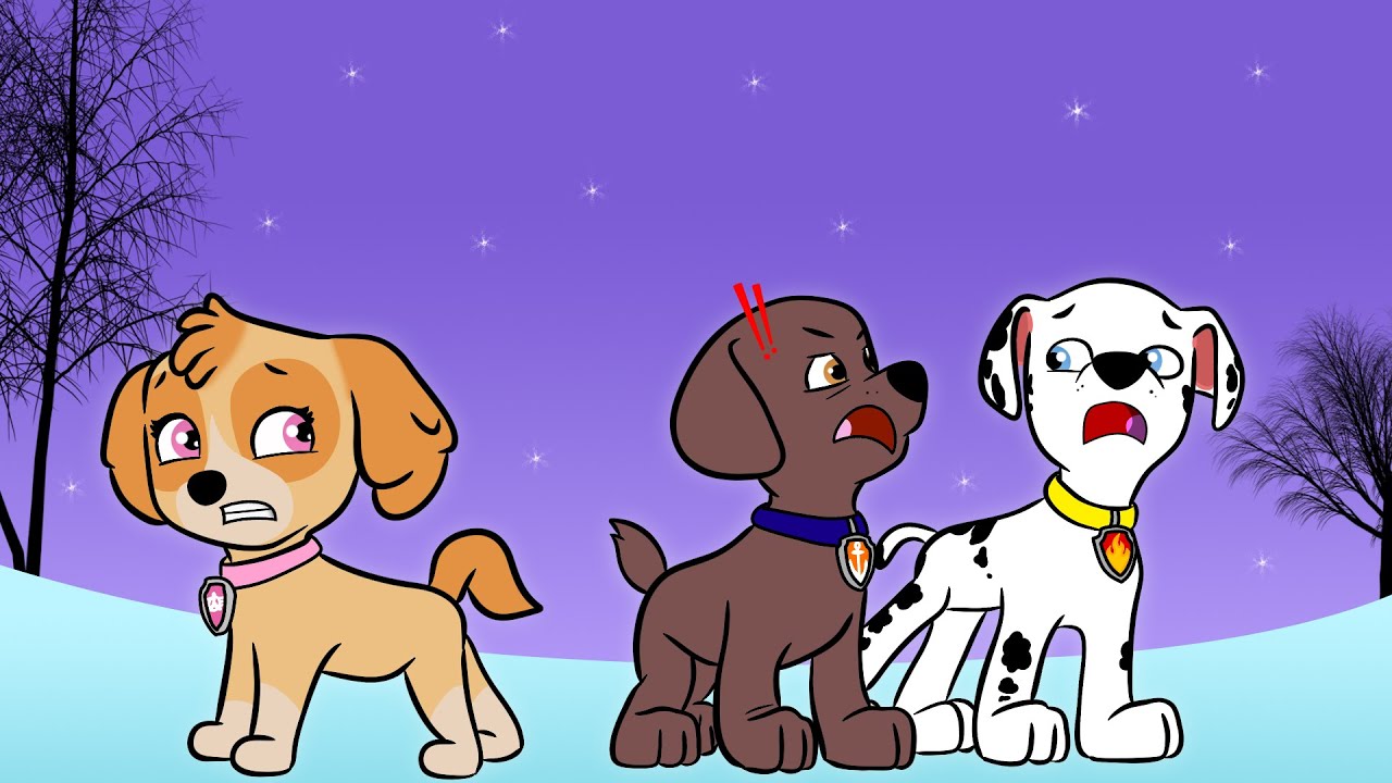 Undo Paw Patrol Marshall x Skye Leave Skye Now Sad Song - YouTube