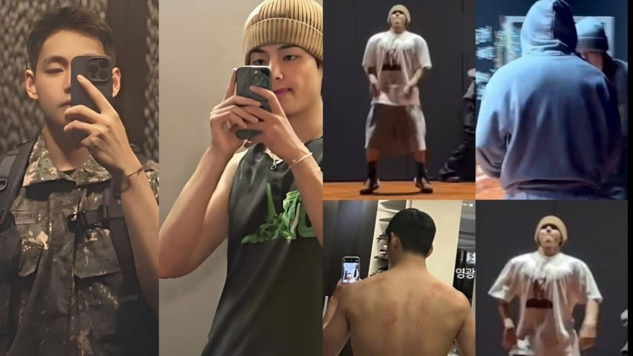 "V BTS Stuns: Latest Military Appearance Showcases More Muscles!" - YouTube