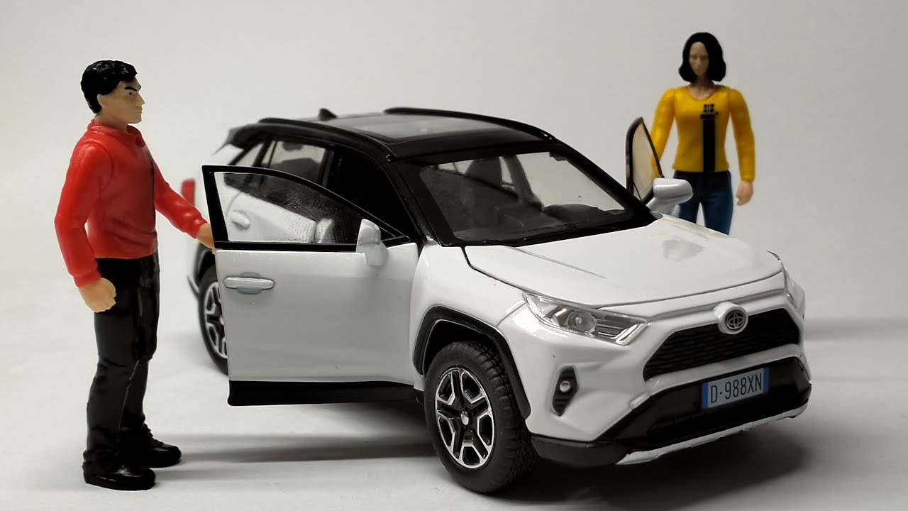 Unboxing Toyota RAV4 HYBRID 1:32 Scale Diecast Model #cars #newvideo # ...