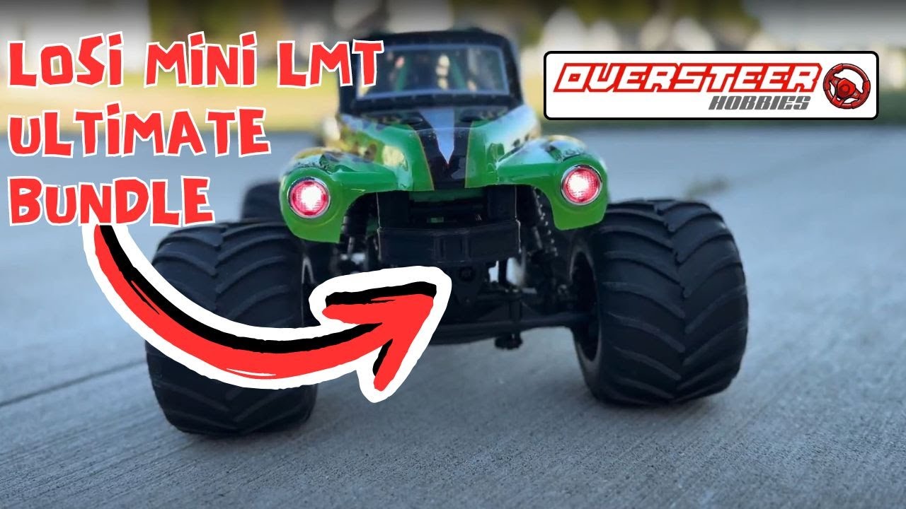 Oversteer Hobbies - Losi Mini LMT Bundle (GRAVE DIGGER) - YouTube