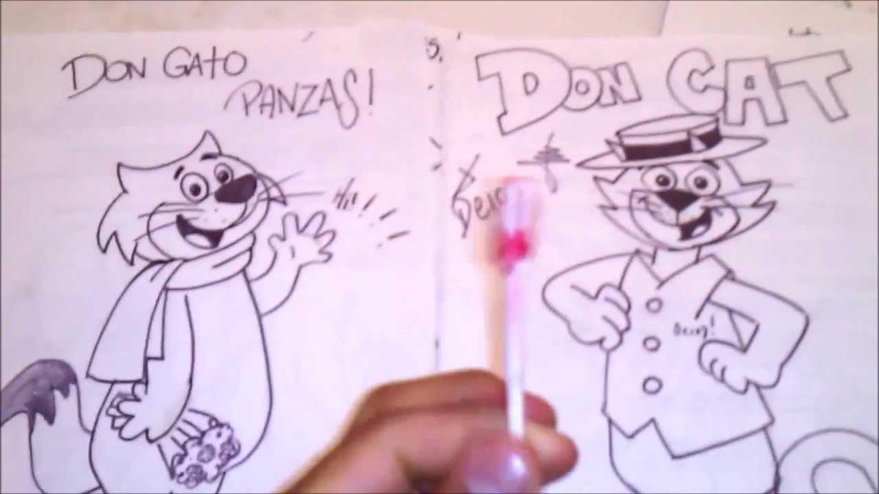 Top Cat Draw Cartoon BENITO BODOQUE de DON GATO Y SU PANDILLA - YouTube