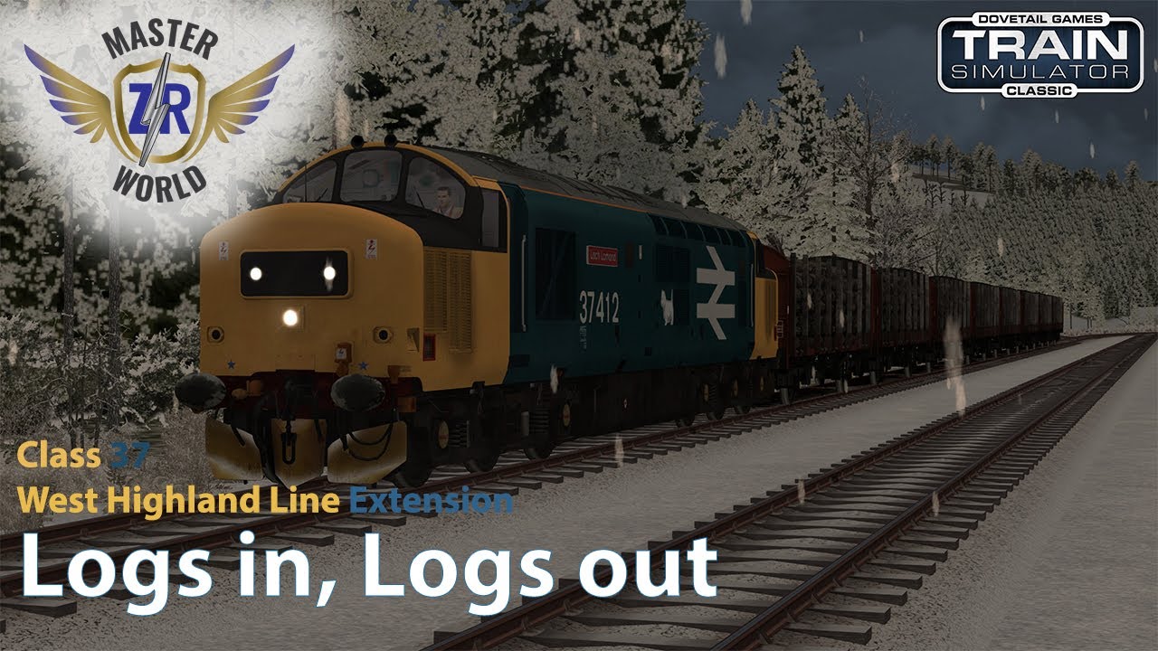 Log In Log Out | West Highland Line Extension | Class 37 | Train ...