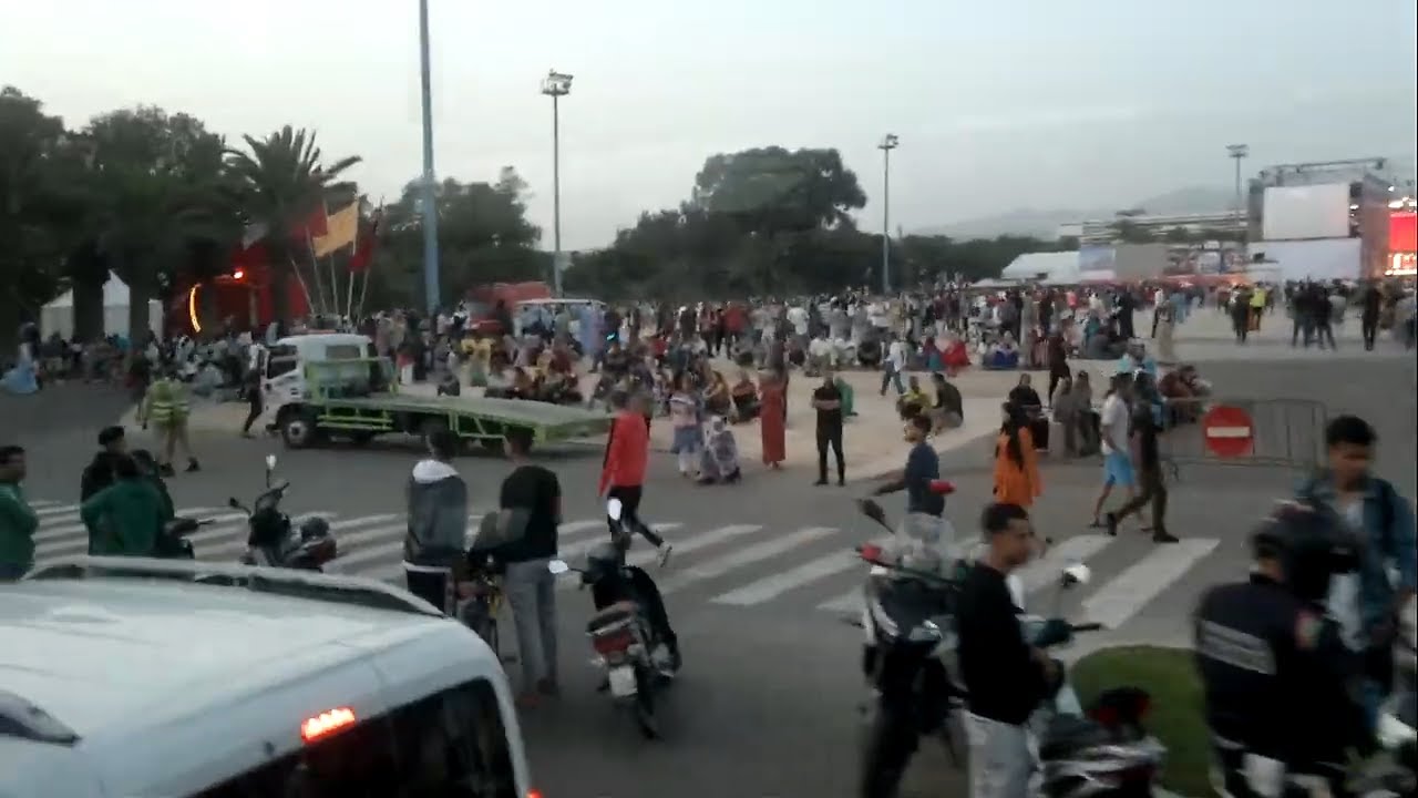 Walking Tour in Timitar Festival of Agadir Morocco - 2022 مباشرة مهرجان ...