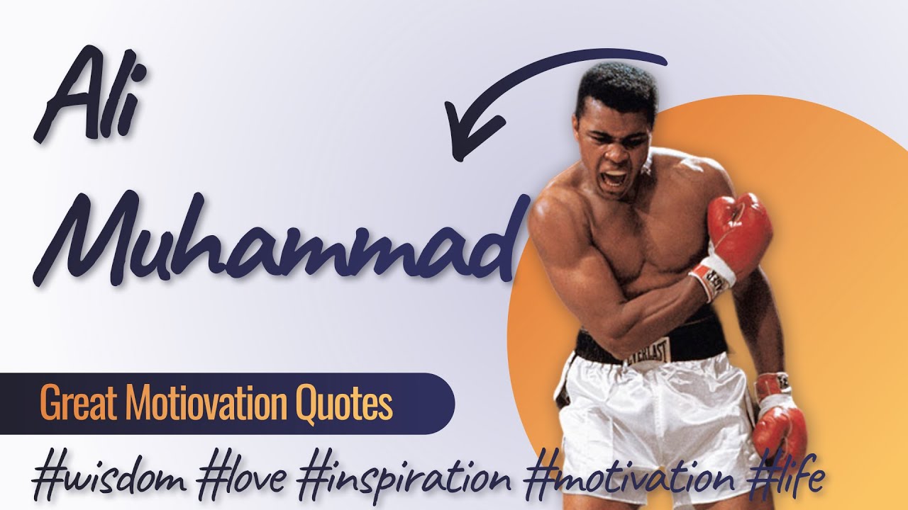 The Ultimate Collection of Muhammad Ali Quotes - YouTube