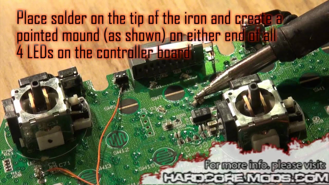 How to Install Xbox 360 Controller Ring of Light LEDs - YouTube