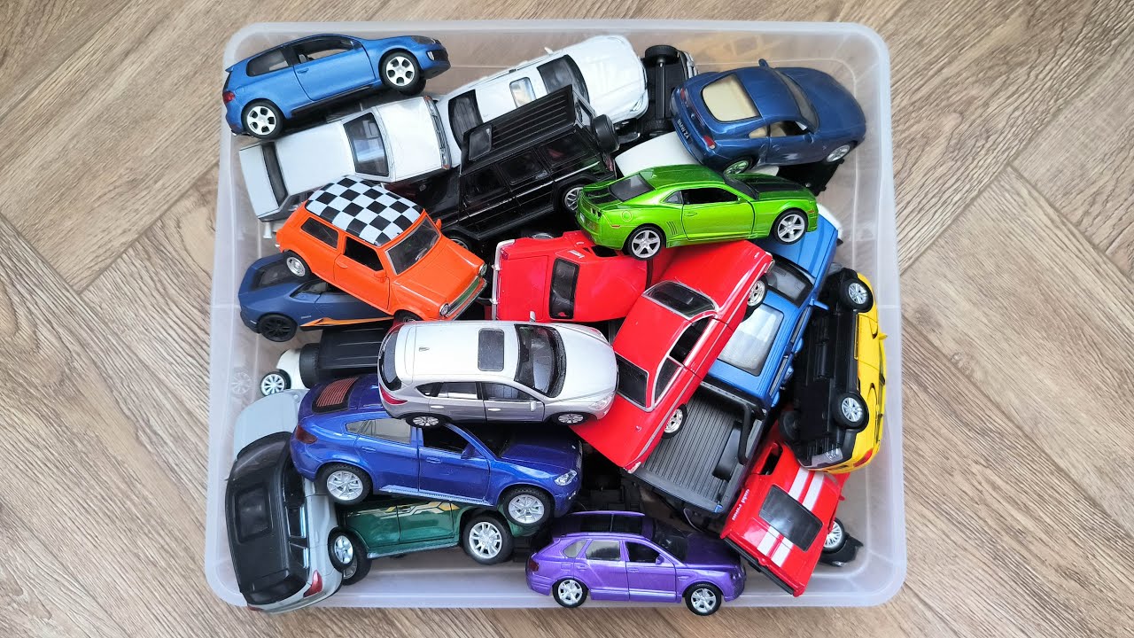Square Box Full of Cars - BMW X6, VW Golf, Bentley Bentayga, Toyota ...