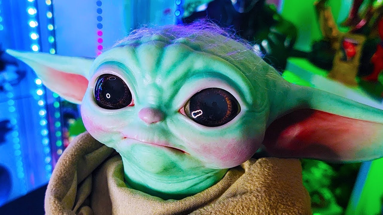 REVIEW BABY YODA GROGU (2021) PT BR Sideshow Estátua The CHILD Grogu ...