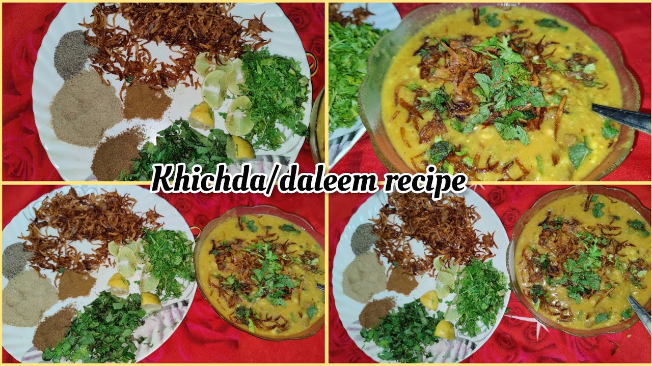 Khichda Recipe | Mutton daleem recipe | Haleem recipe | Fiza Khan - YouTube
