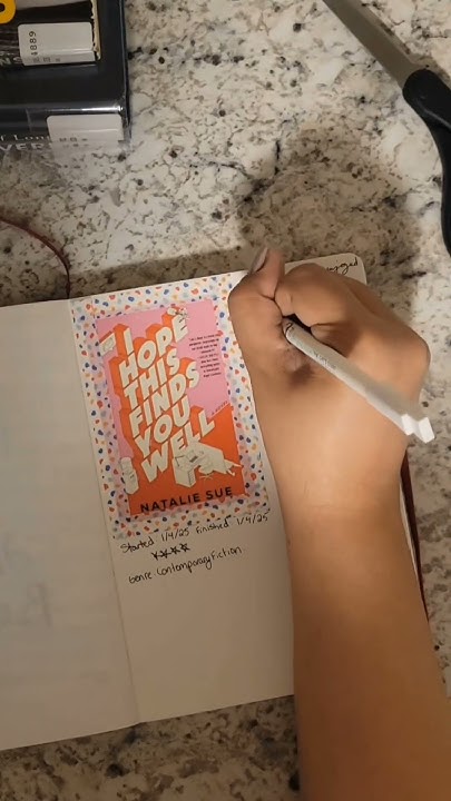 A book review of "I Hope This Finds You Well" by Natalie Sue #booktube ...