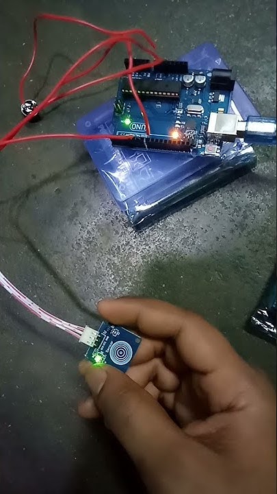 piezo buzzer melody produced using touch sensor with Arduino - YouTube