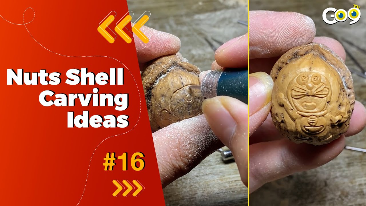 Walnut Shell Craft - Best Creative Carving 2021 #16 | Go9 TV - YouTube