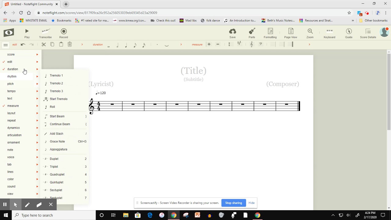 Noteflight video #2: Creating your composition - YouTube