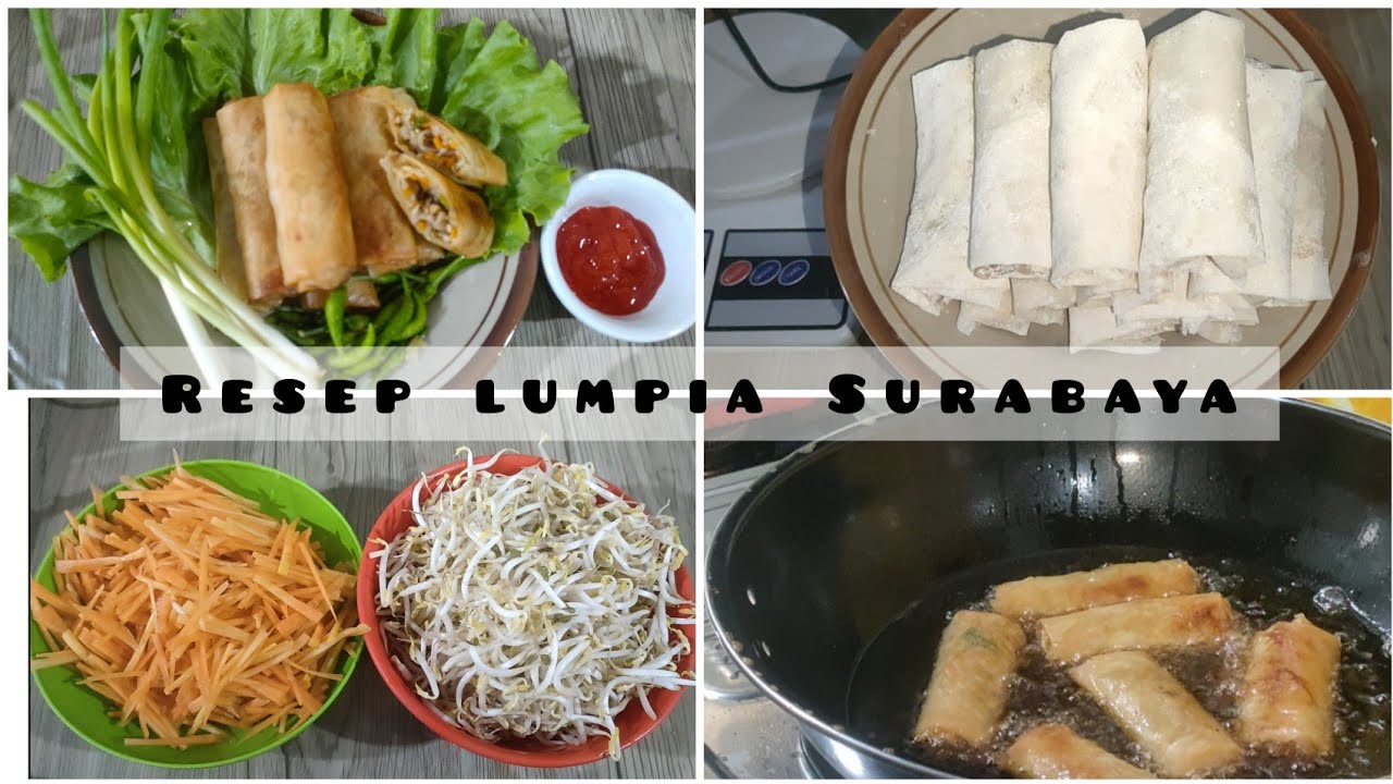 resep lumpia Surabaya// bikinnya gampang... - YouTube