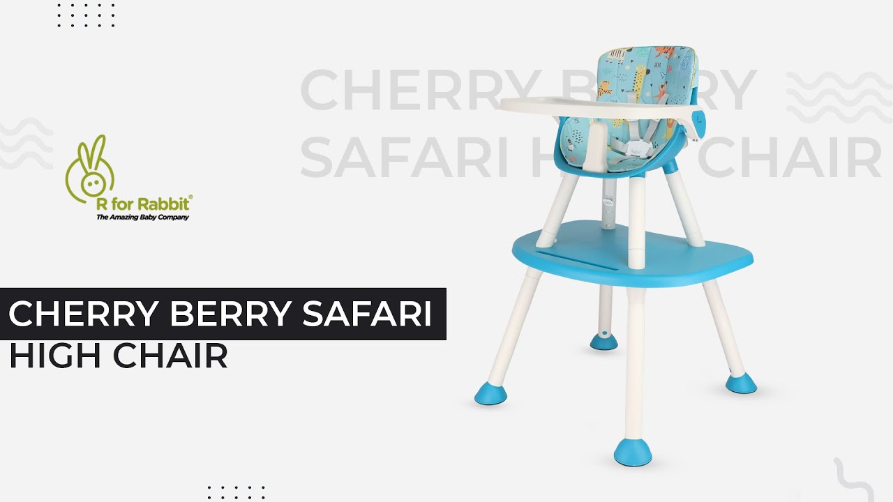 R for Rabbit Cherry Berry Safari Convertible High Chair Cum Kids Study ...