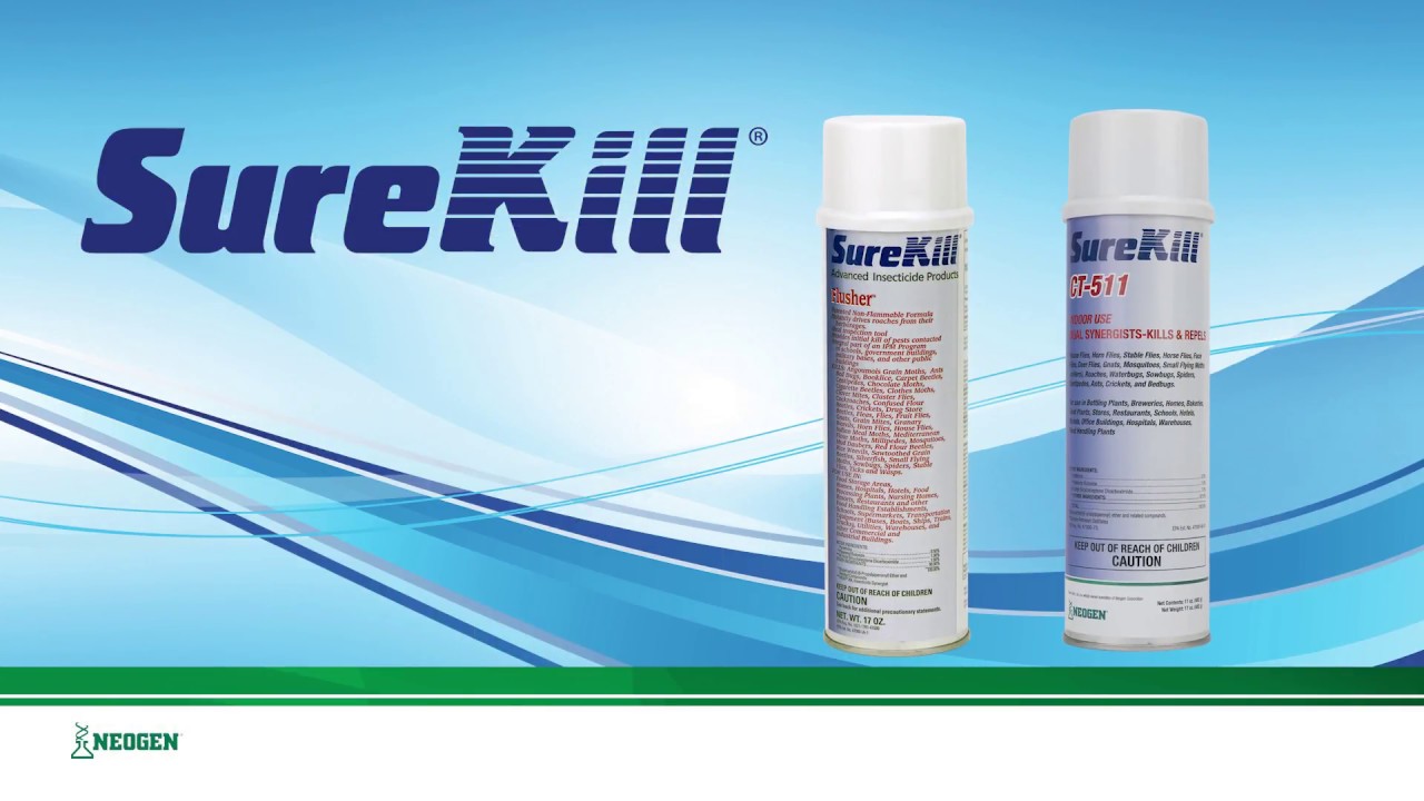 SureKill® Flusher & SureKill® CT-511® | Aerosol Performance - YouTube