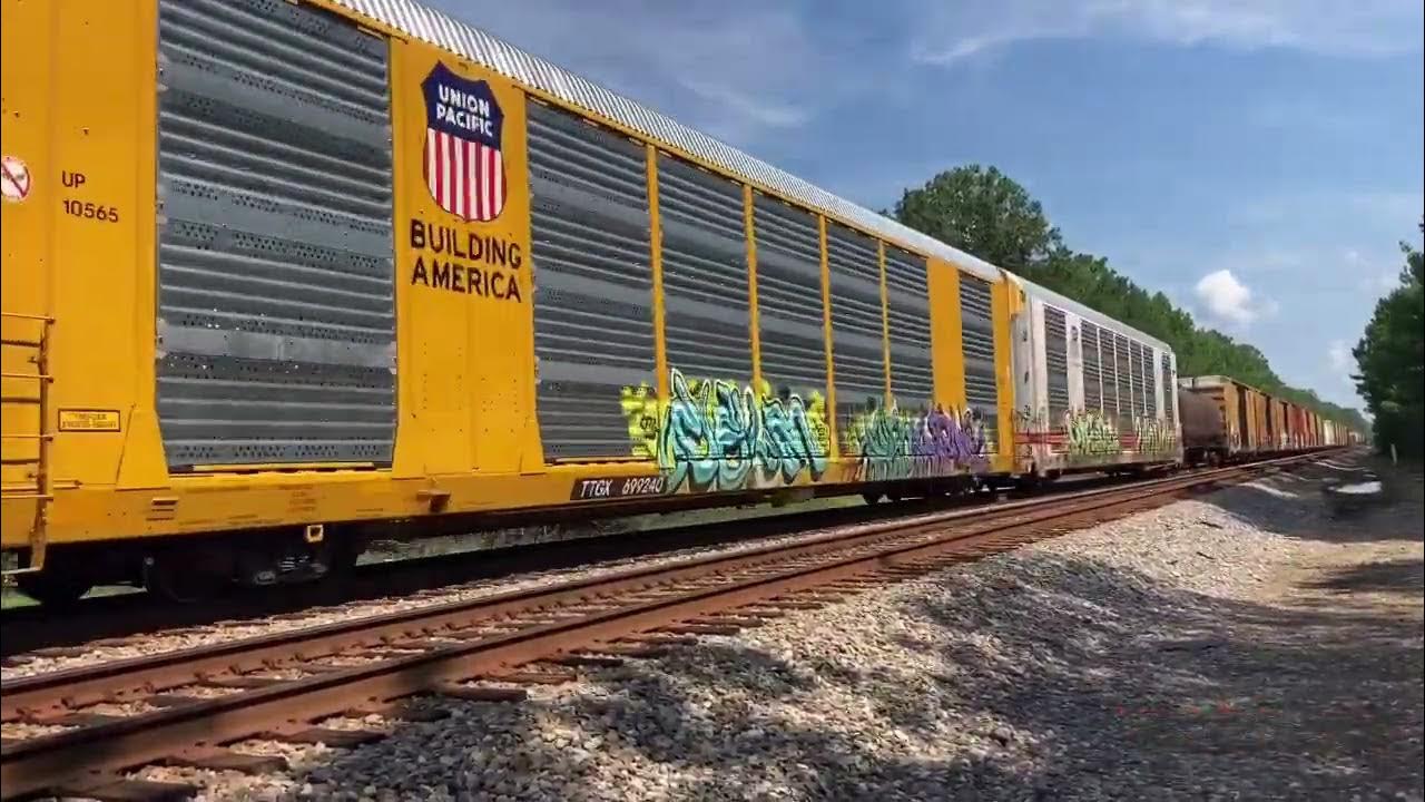 CSX M401 SB Manifest Train - YouTube