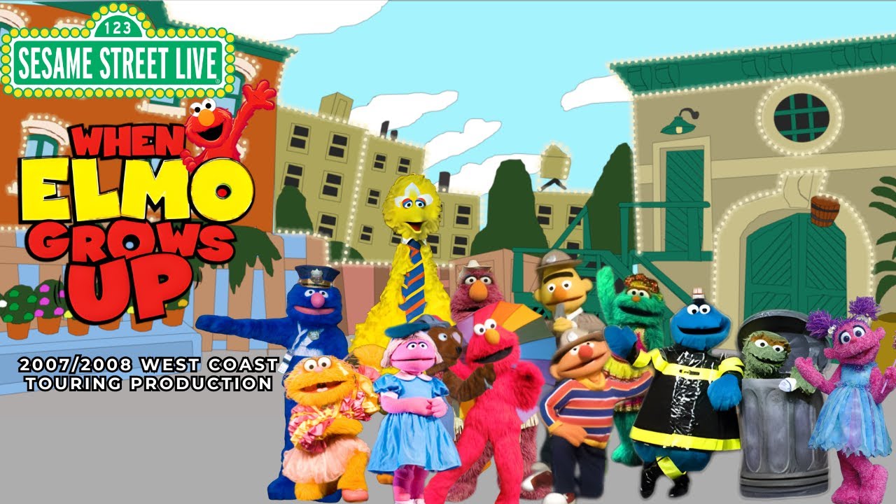 VEE Corporation Sesame Street Live! When Elmo Grows Up | 2007/2008 West ...