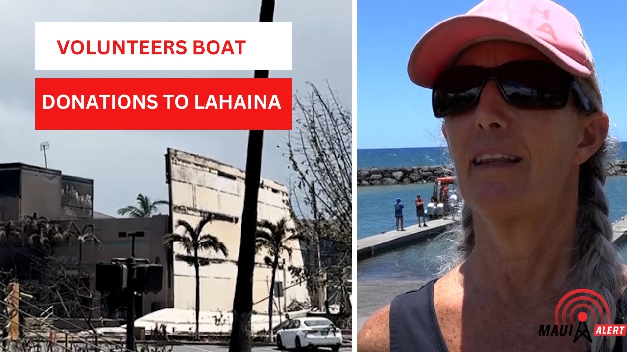 Volunteers Load Snorkel Boats With Supplies For Lahaina - YouTube