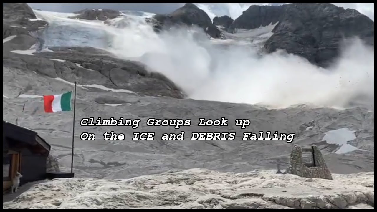 Disaster from Above, The Marmolada Serac Collapse | Scary Fascinating ...
