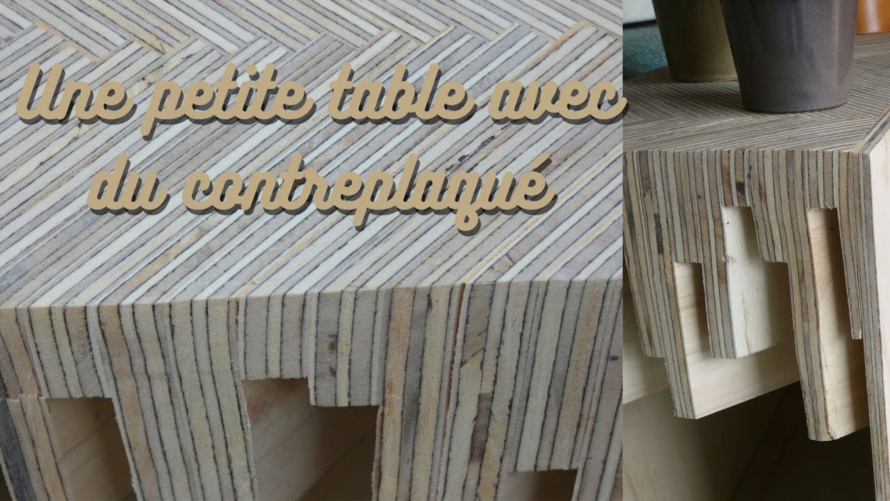 Tuto DIY pour fabriquer une table d'appoint avec des planches de ...