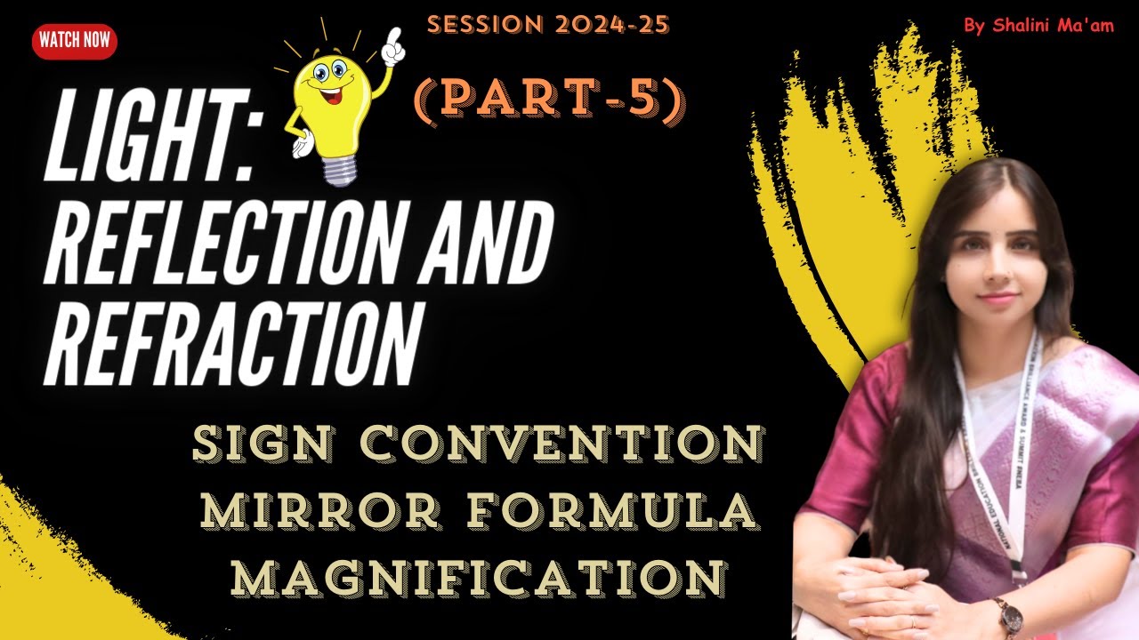 Light- Reflection and Refraction |Class 10 Science |Sign Convention ...