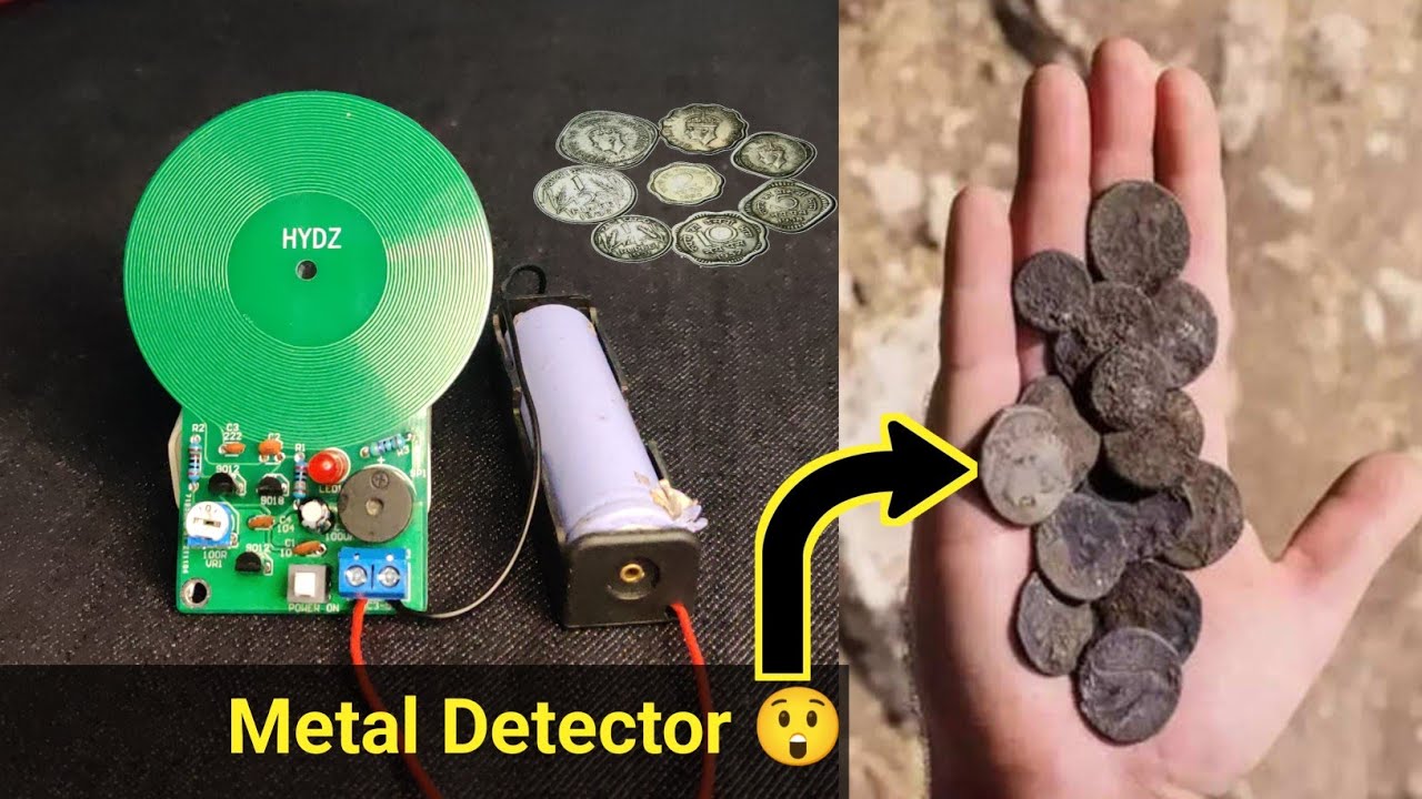 Build your Own Metal Detector circuit - YouTube