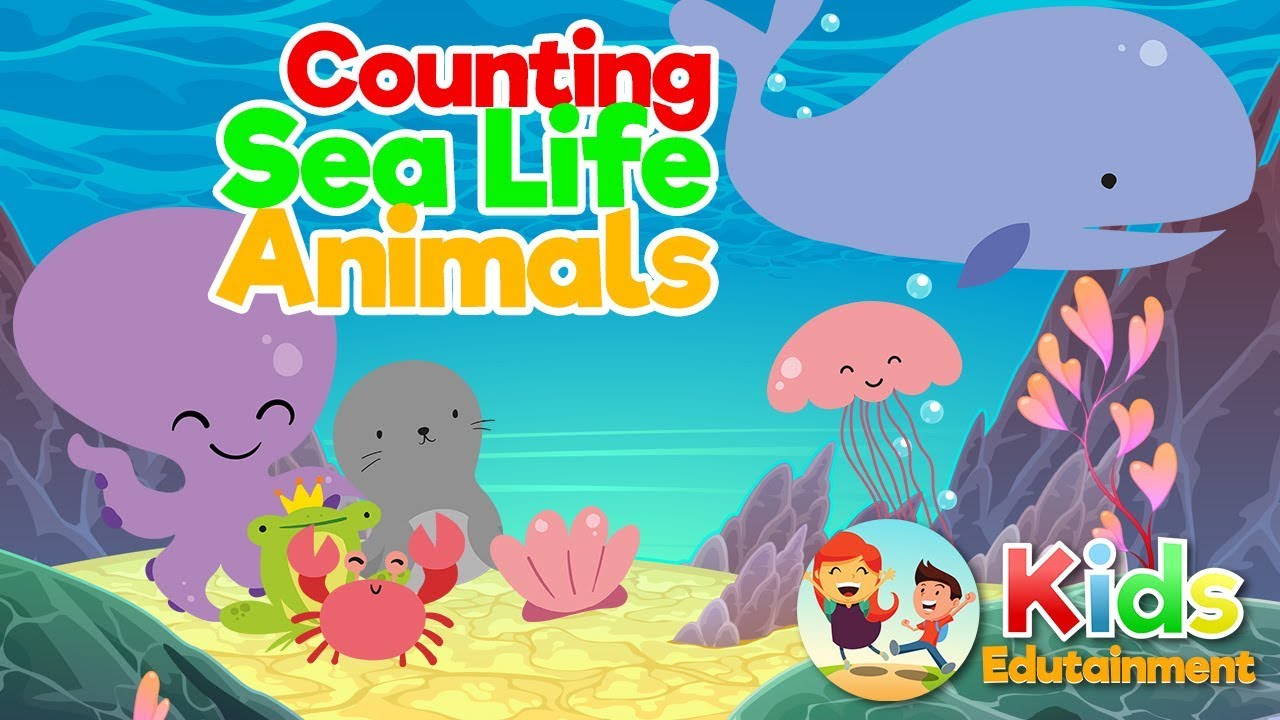 Counting Sea Life Animals (Learn Numbers) - Video Song for Kids ...
