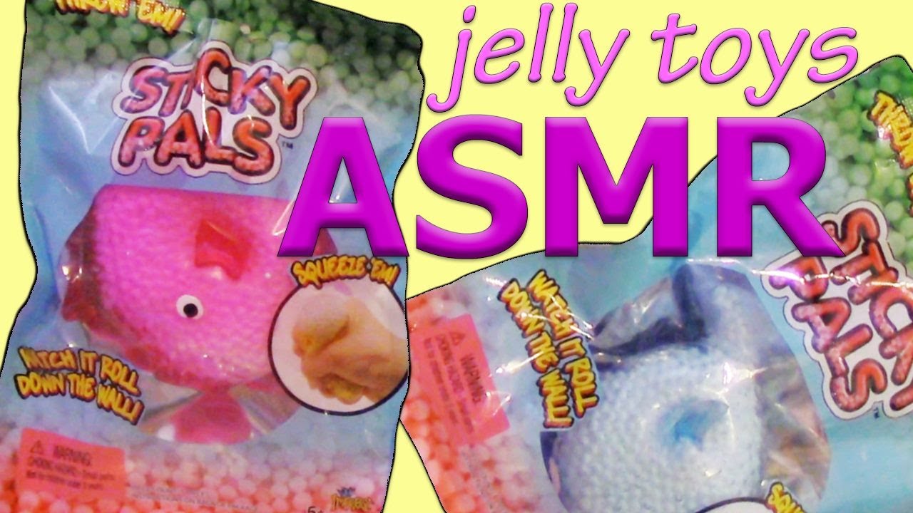 ASMR Sticky Pals Jelly Squeeze Toys - YouTube