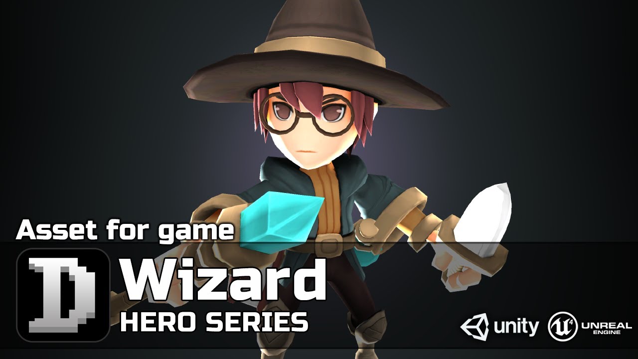 HS - Wizard | 3D | For UE/Unity | Game Ready - YouTube