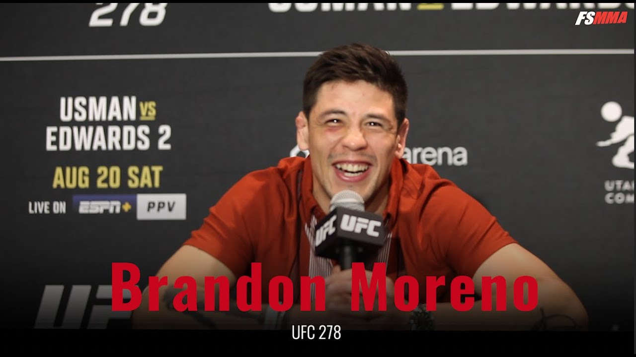 Brandon Moreno UFC 278 guest fighter interview - YouTube