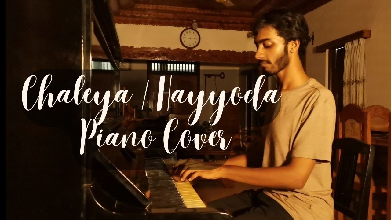 Chaleya/Hayyoda 🤩 from 'Jawan' Piano Cover by Varajith Umashankar - YouTube