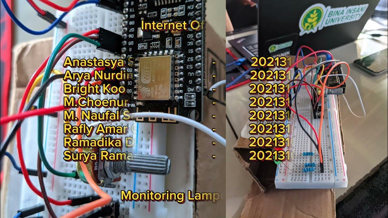 Project IoT - Monitoring Lampu Ruangan || Menggunakan Arduino dan Database - YouTube