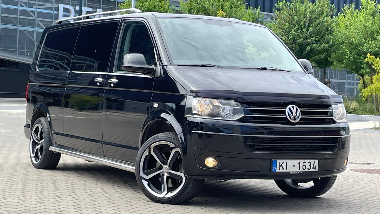 VW MULTIVAN LONG - 2,0D 4x4 4MOTION - 180 000km - Highline - Ādas ...