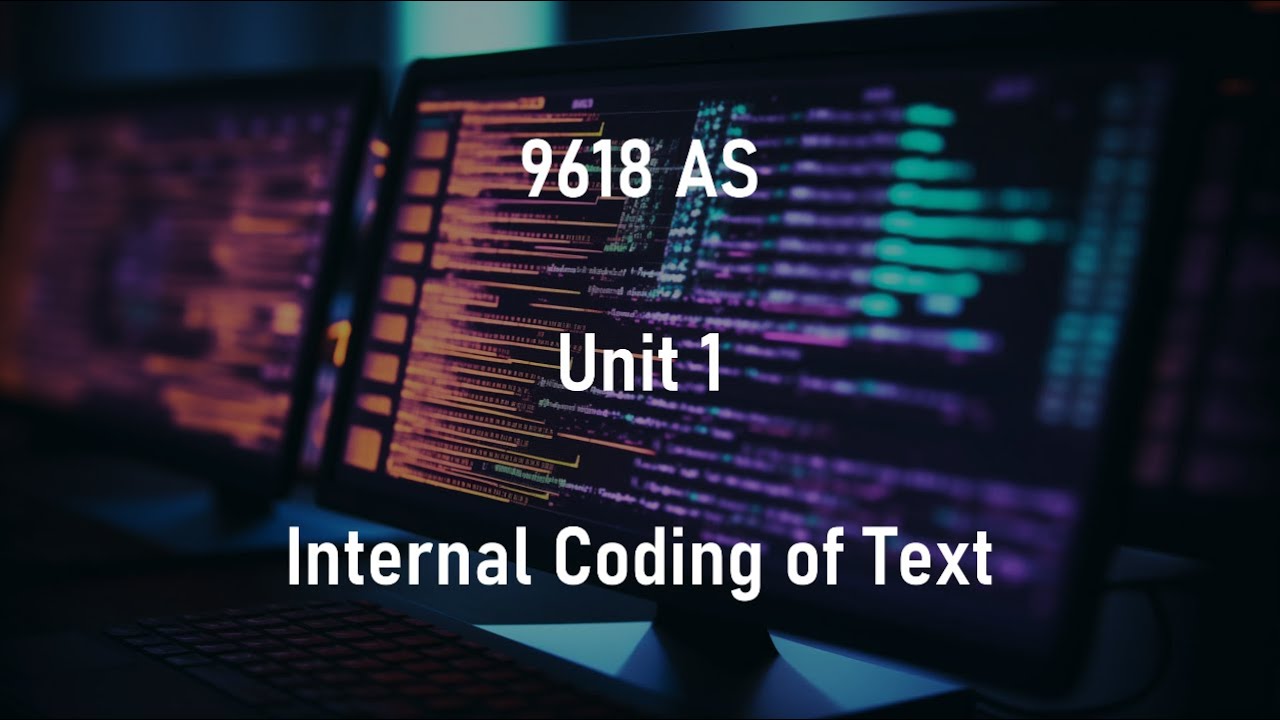 008 | Text, Character Sets, ASCII, Unicode, UTF | AS A2 9618 - YouTube