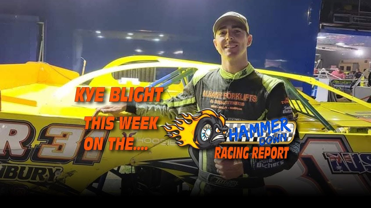 Australian Dirt Late Model Racer Kye Blight - YouTube